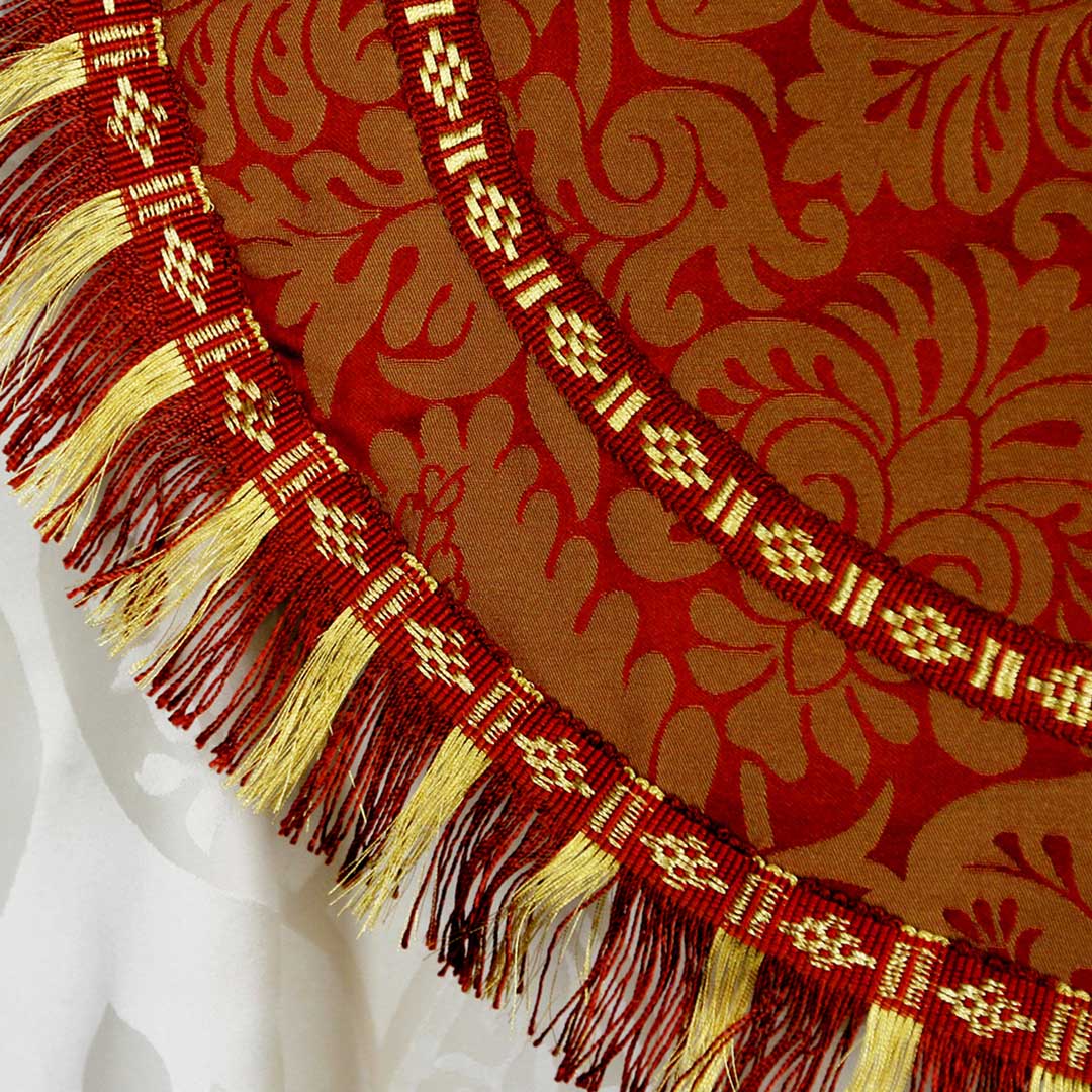 Archive Cope in Green 'Gothic' Silk – Watts & Co.