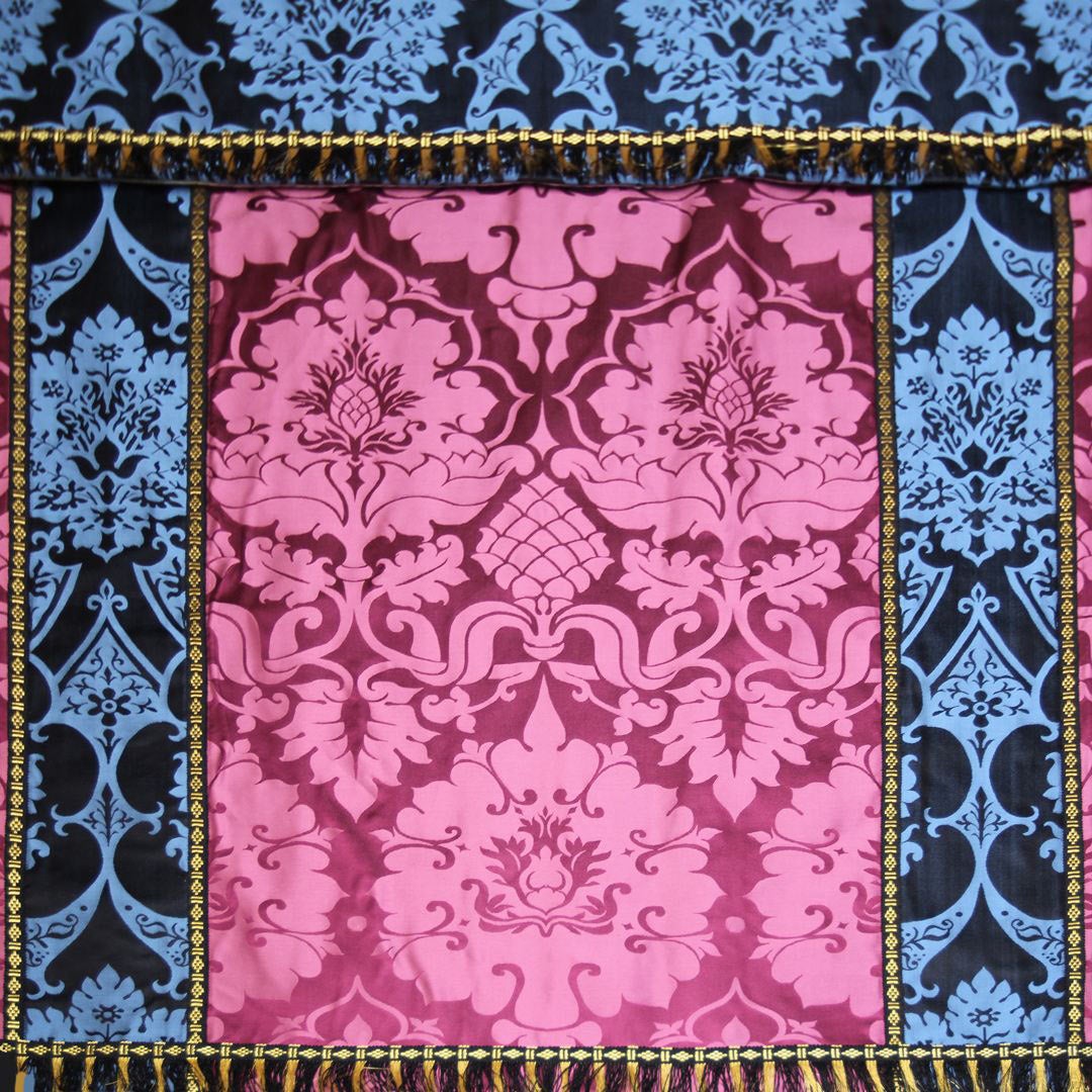 Altar Frontal in Sarum Red 'Gothic' with Embroidered Superfrontal in ...