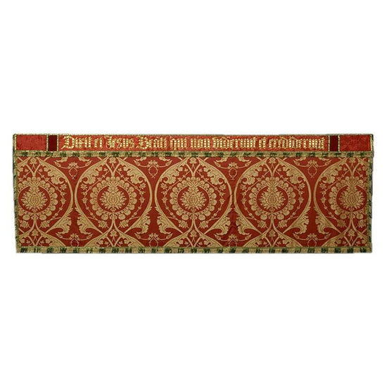 Altar Frontal and Embroidered Superfrontal in Red 'Gainford' – Watts & Co.