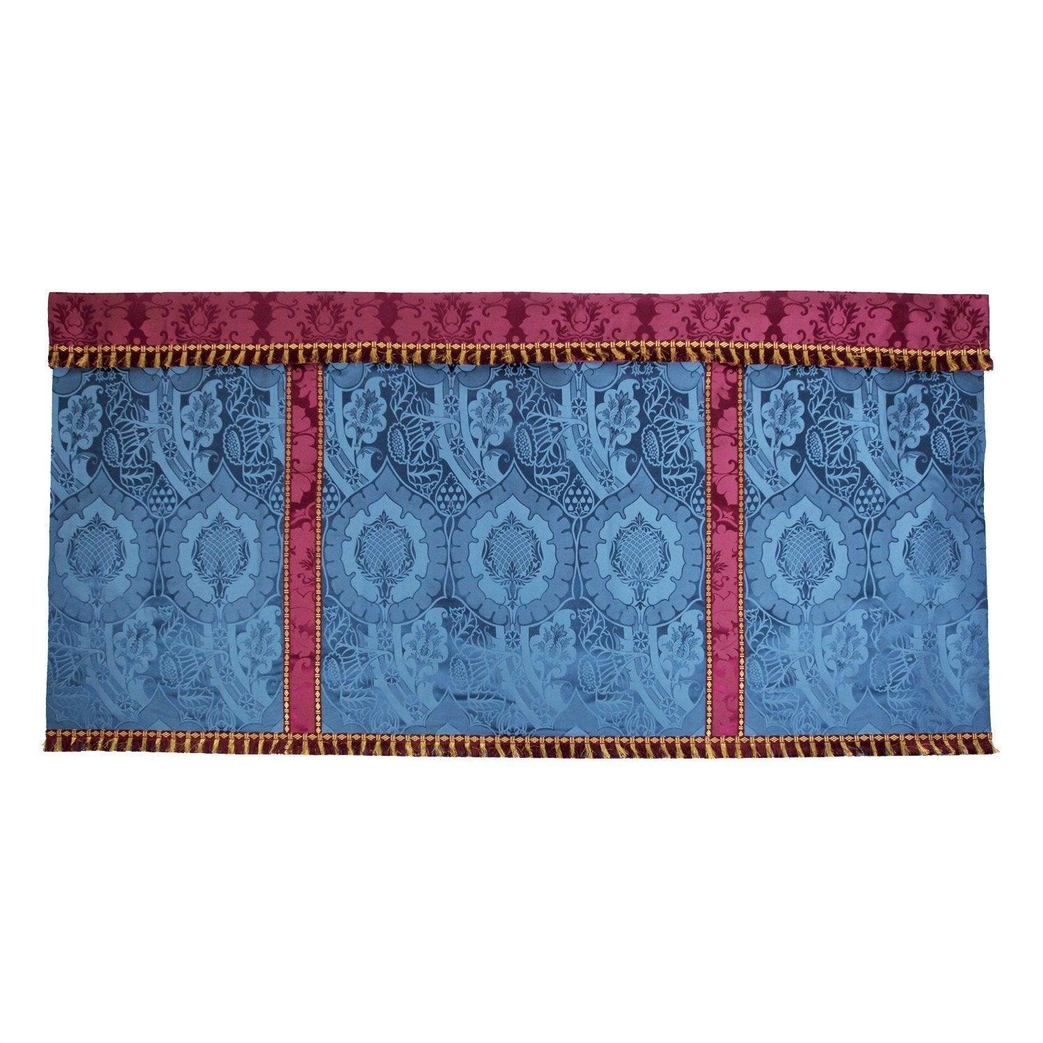 Altar Frontal in Blue 'Comper Van der Weyden' with Comper Purple 'Bell ...