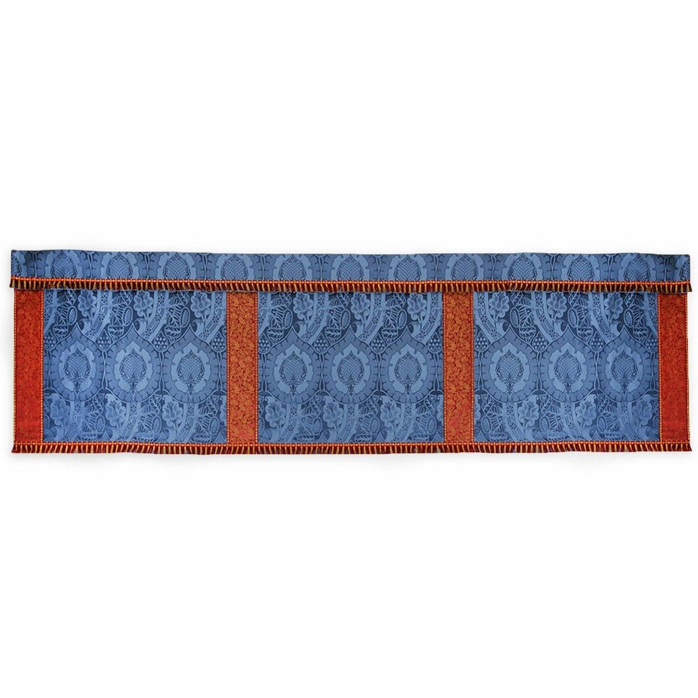 Altar Frontal and Superfrontal in Blue 'Comper Van der Weyden' with ...